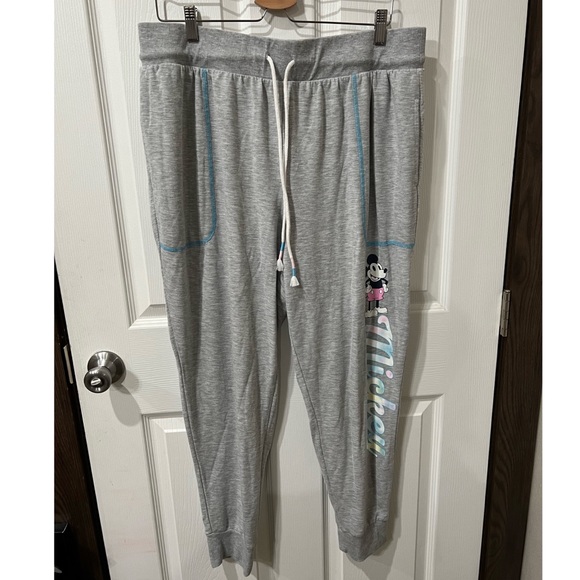 Disney | Pants & Jumpsuits | Disney Mickey Mouse Sweat Pants Jogger ...